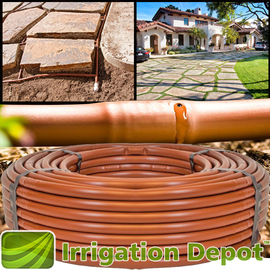 Brown Dripline with Check Valve - 1/2" - Irrigation Depot